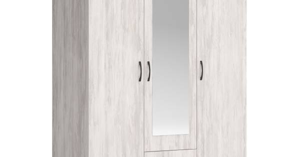 Трикрилен гардероб Аполо 11 - Топ Цени | Мебели Онлайн Orhideamebel.com